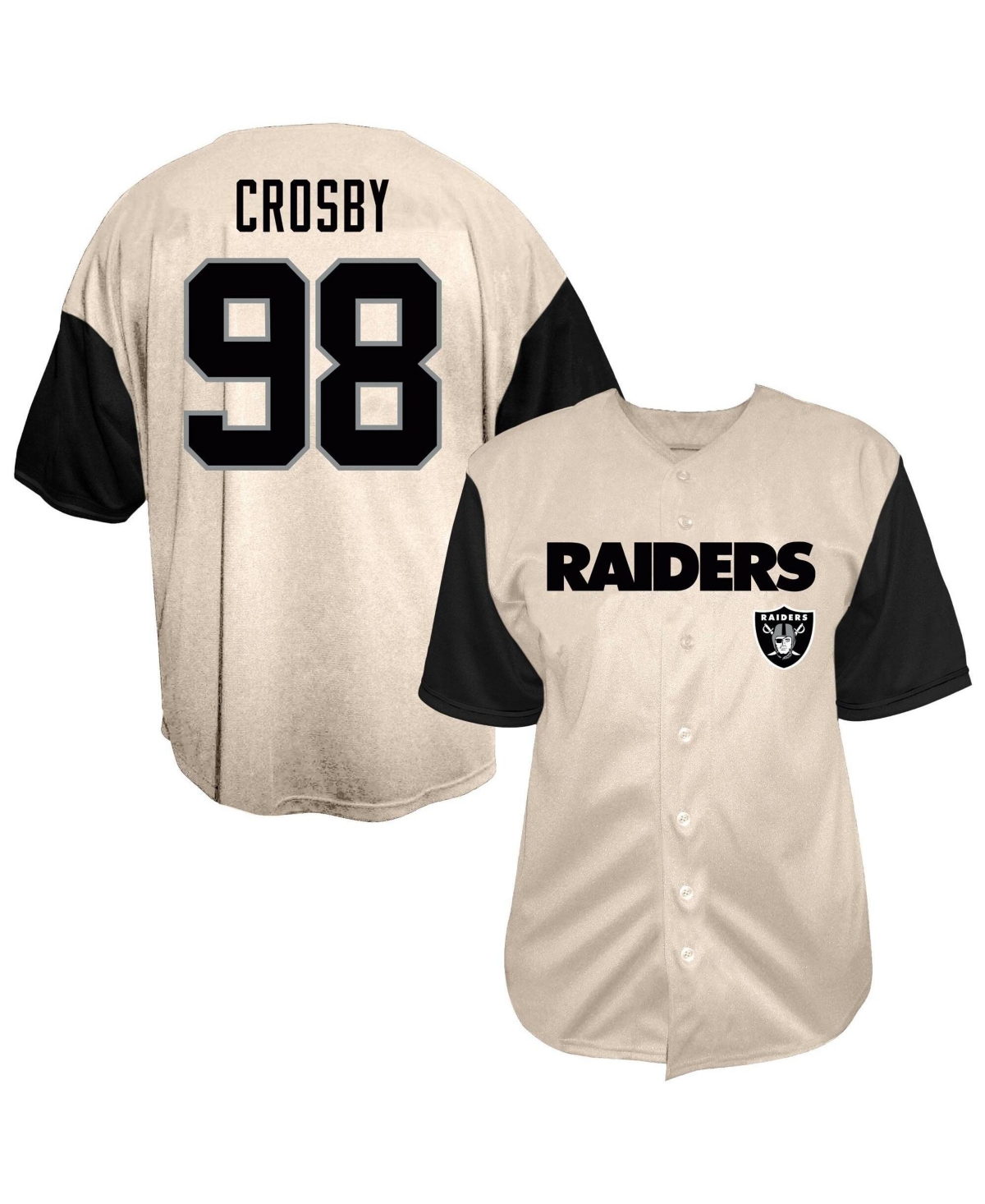 Click here for Fanatics Mens Maxx Crosby Cream Las Vegas Raiders... prices