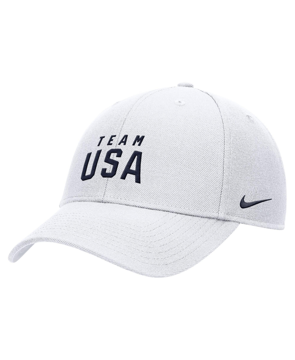 Click here for Nike Mens White Team Usa Dri-fit Club Adjustable H... prices