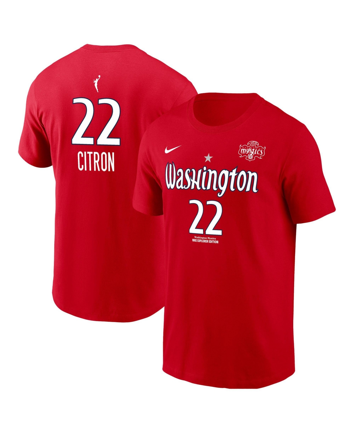 Click here for Nike Mens Sonia Citron Red Washington Mystics Expl... prices