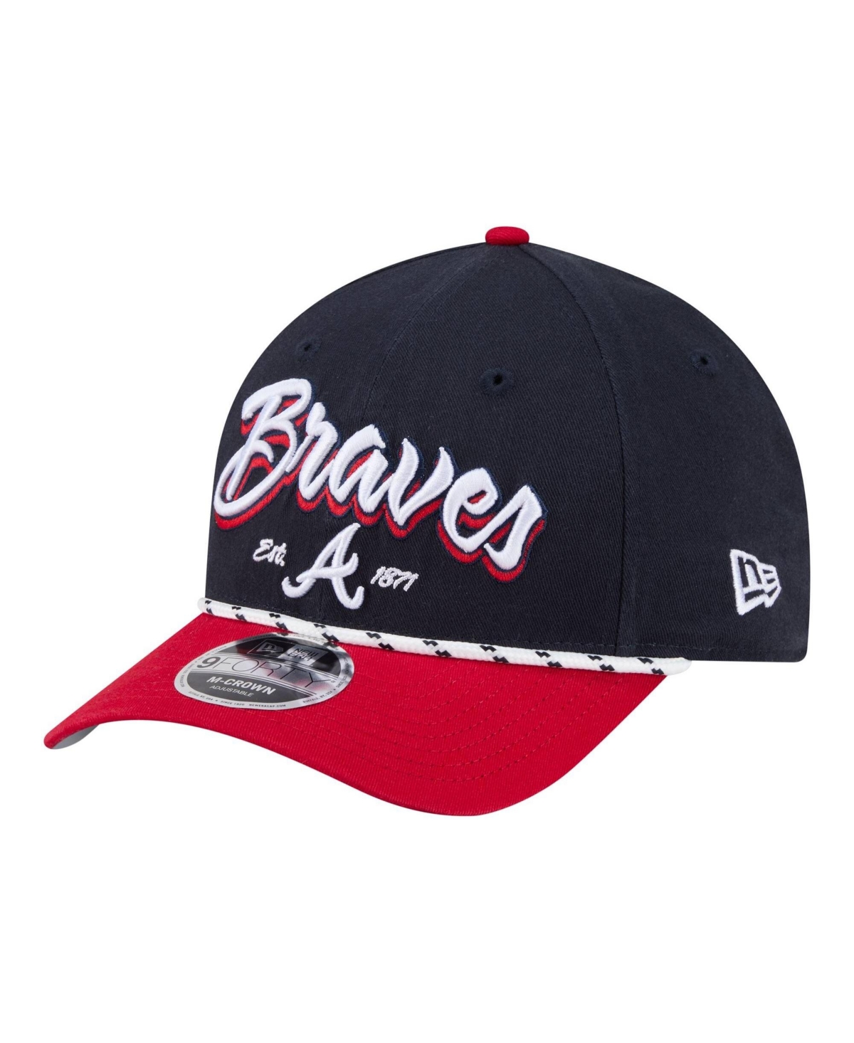Click here for New Era Mens Navy/Red Atlanta Braves Team Loyal 9F... prices