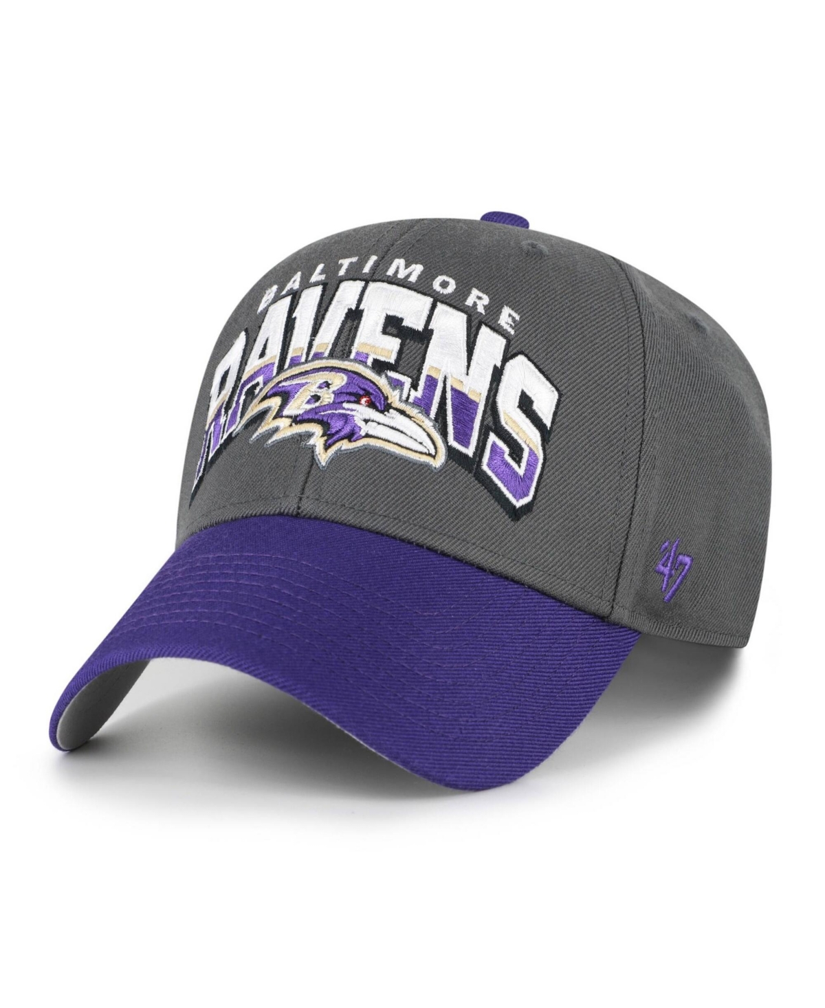Click here for 47 Brand Mens Charcoal Baltimore Ravens Split Bloc... prices