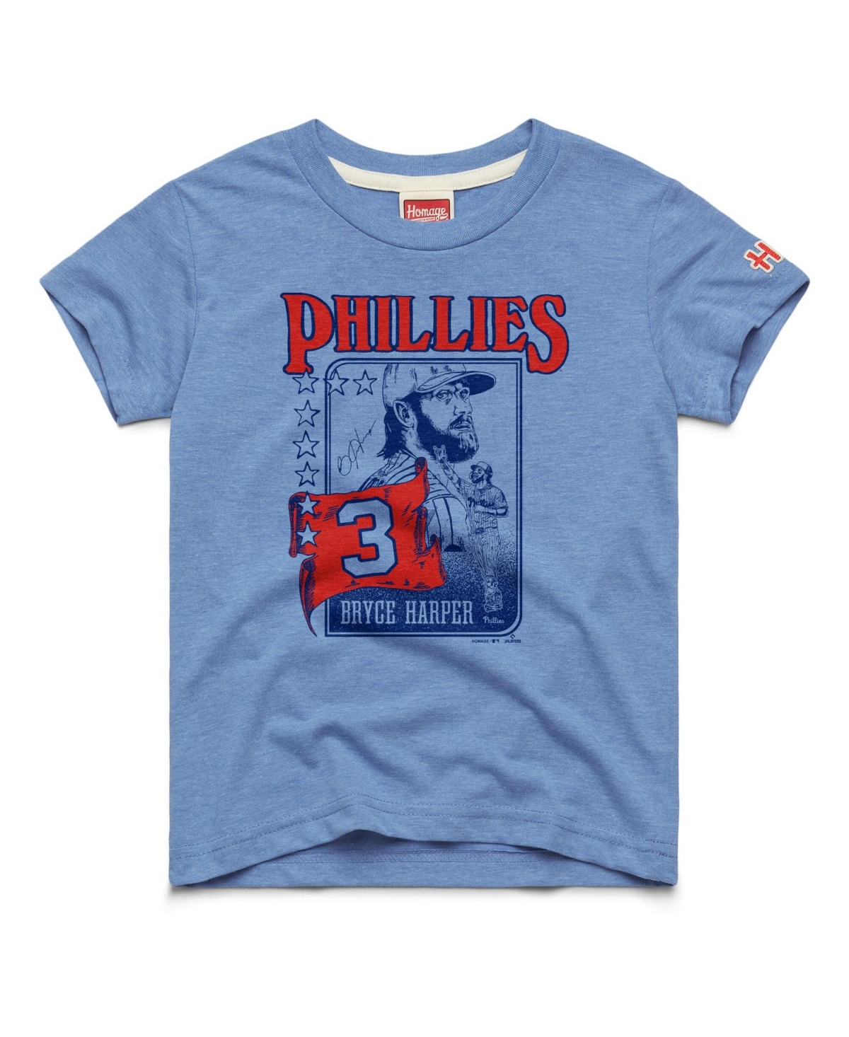 Click here for Homage Big Boys and Girls Bryce Harper Light Blue... prices