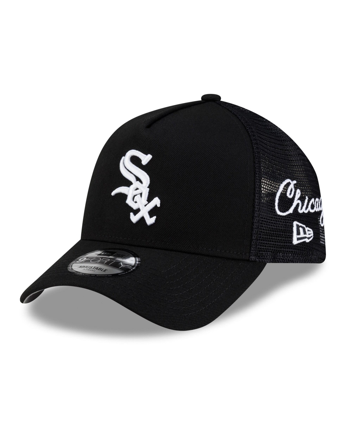 Click here for New Era Mens Black Chicago White Sox Side Script 9... prices