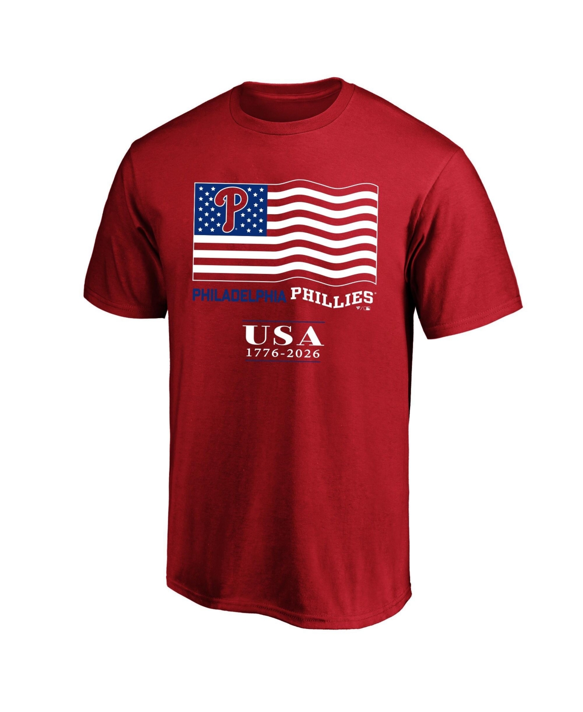 Click here for Fanatics Mens Red Philadelphia Phillies Usa 1776-2... prices