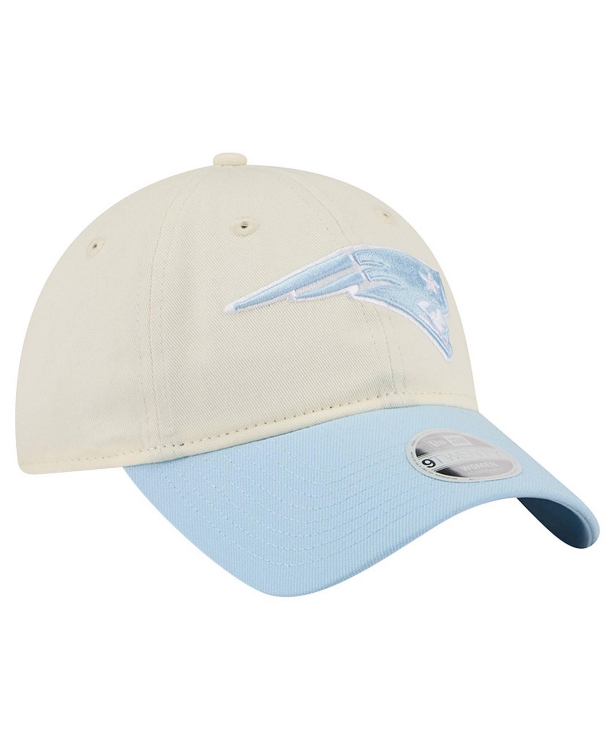 Click here for New Era Womens Cream/Coastal Blue New England Patr... prices