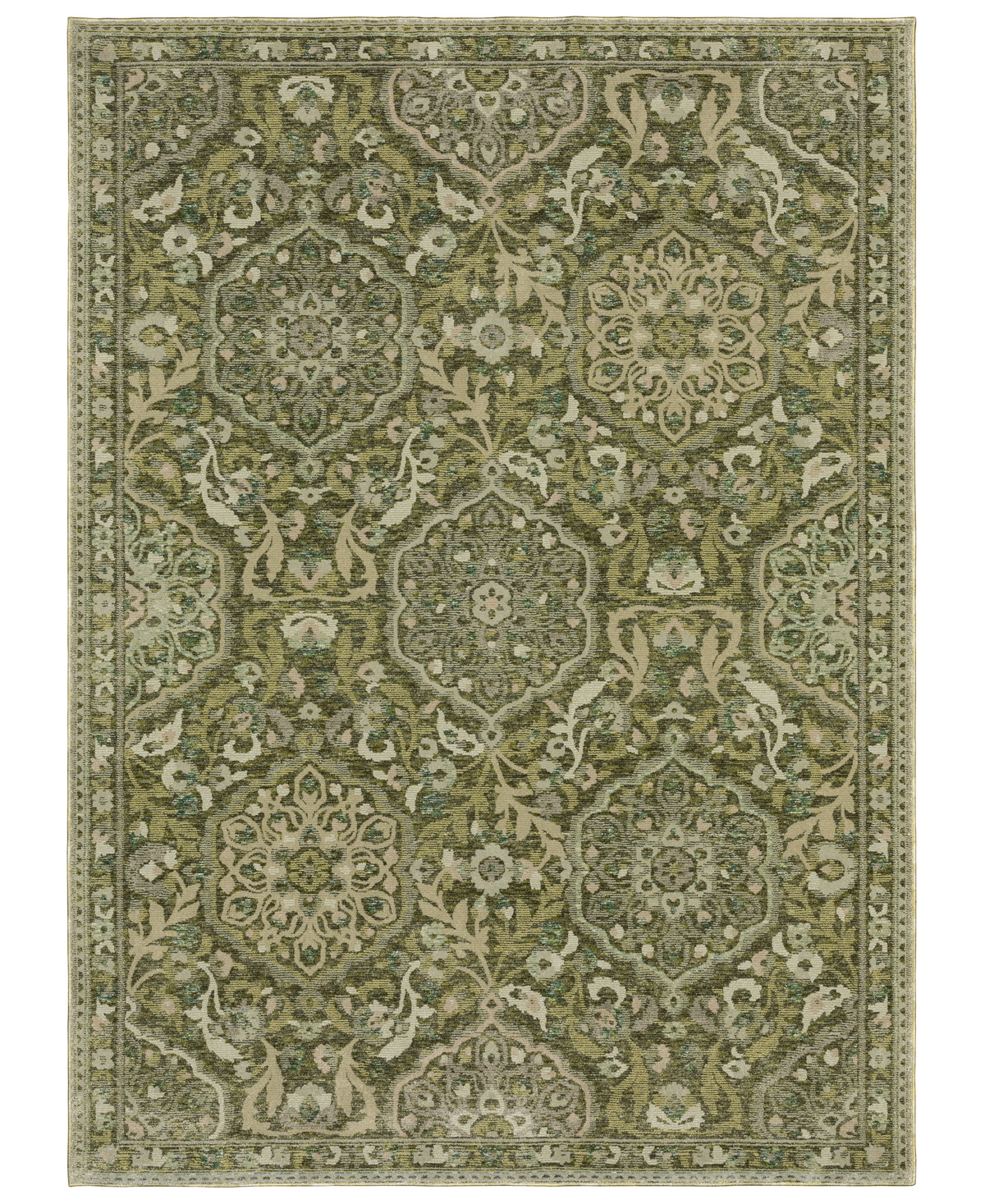 Click here for Oriental Weavers Andorra 3709C 110x32 Area Rug - G... prices