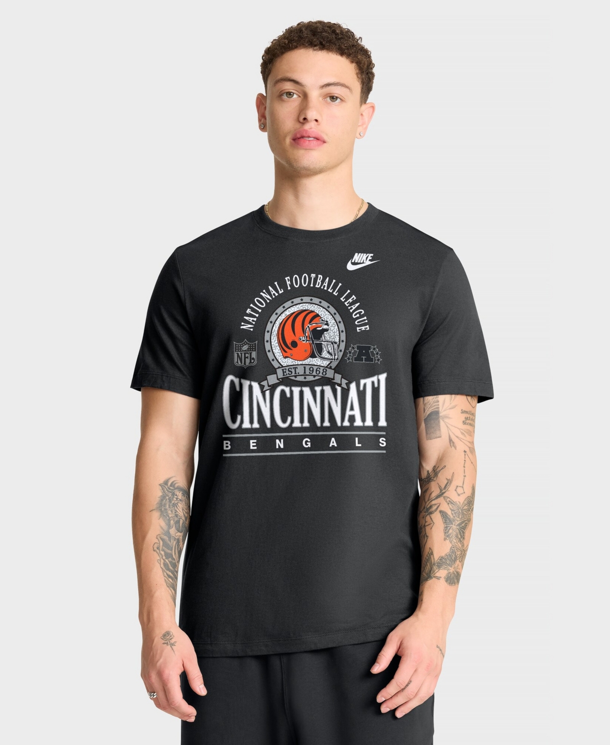 Click here for Nike Mens Black Cincinnati Bengals Rewind Team Spi... prices