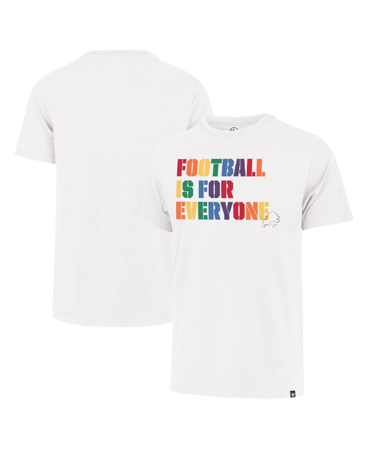 Click here for 47 Brand Mens White Detroit Lions Pride Franklin T... prices