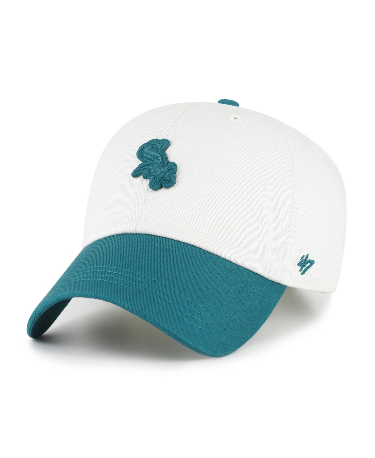 Click here for 47 Brand Mens White/Teal Chicago White Sox Contemp... prices