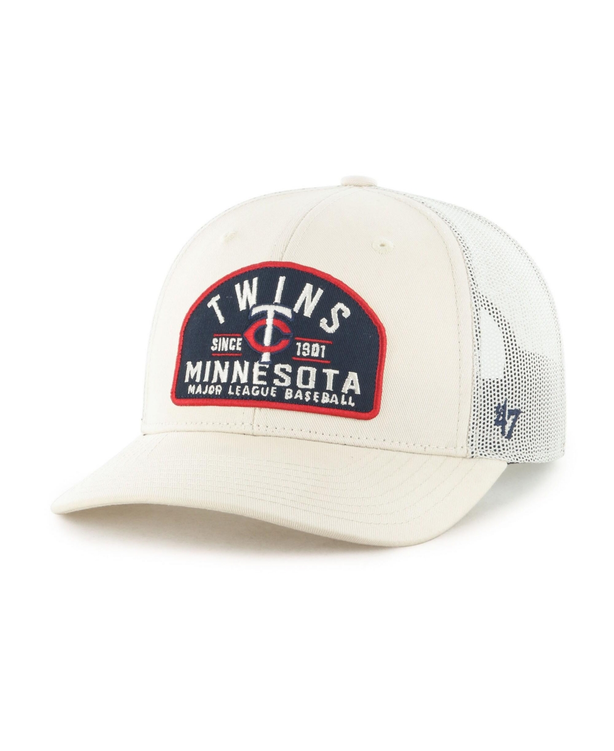Click here for 47 Brand Mens Cream Minnesota Twins Leland Adjusta... prices