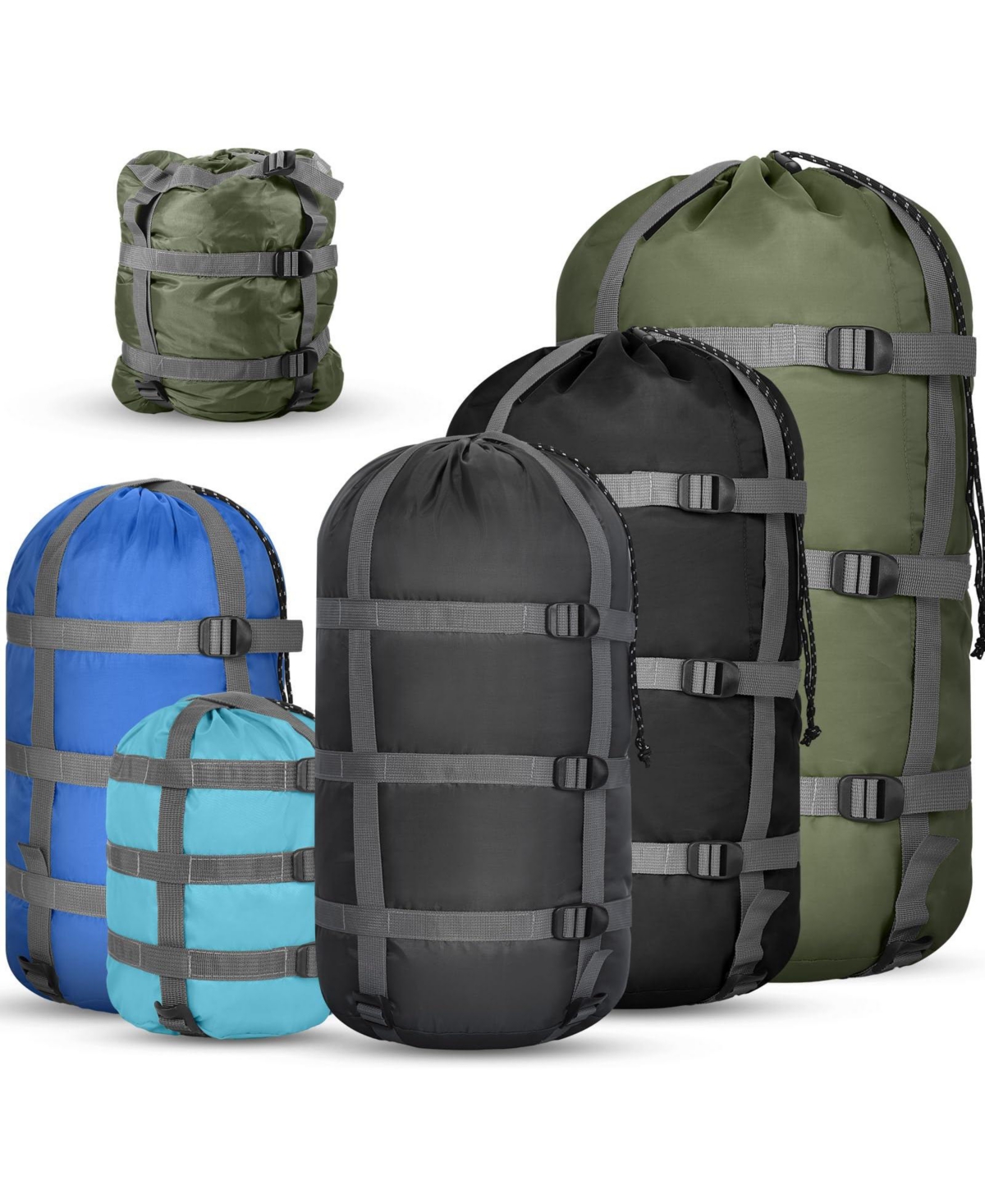 Click here for Piscifun 5 Pack Ultralight Stuff Sacks Space Savin... prices