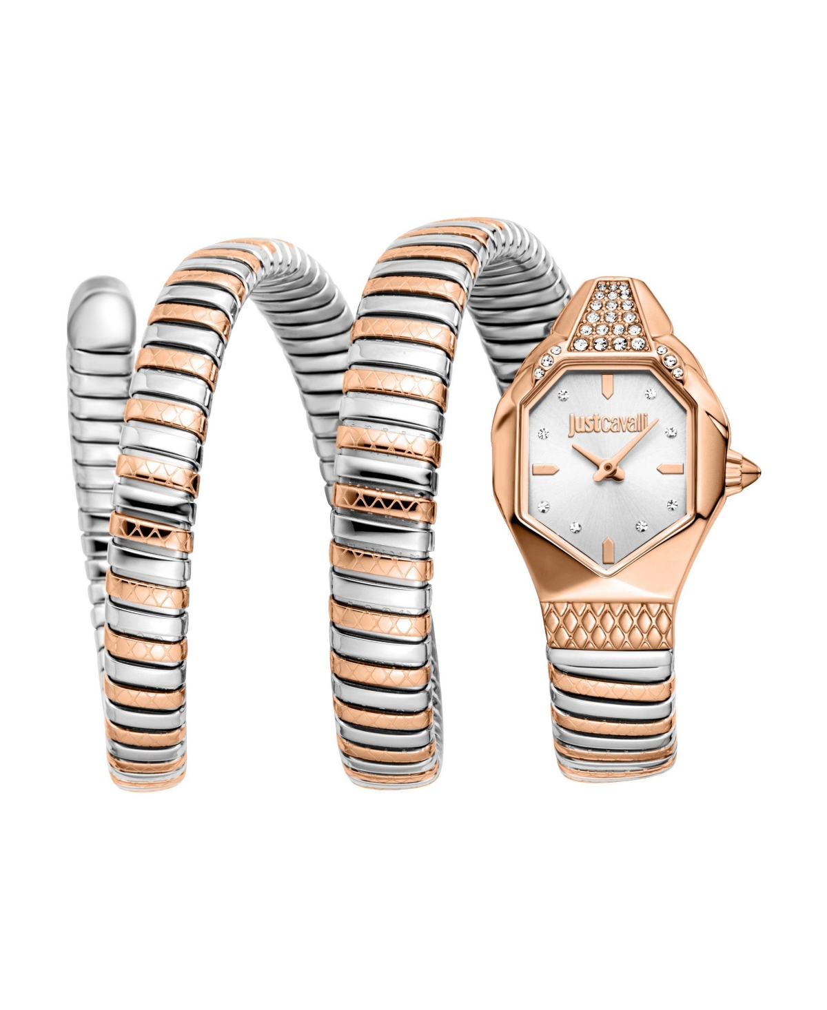 Click here for Just Cavalli Womens Ambra Quartz Two Tone Stainles... prices