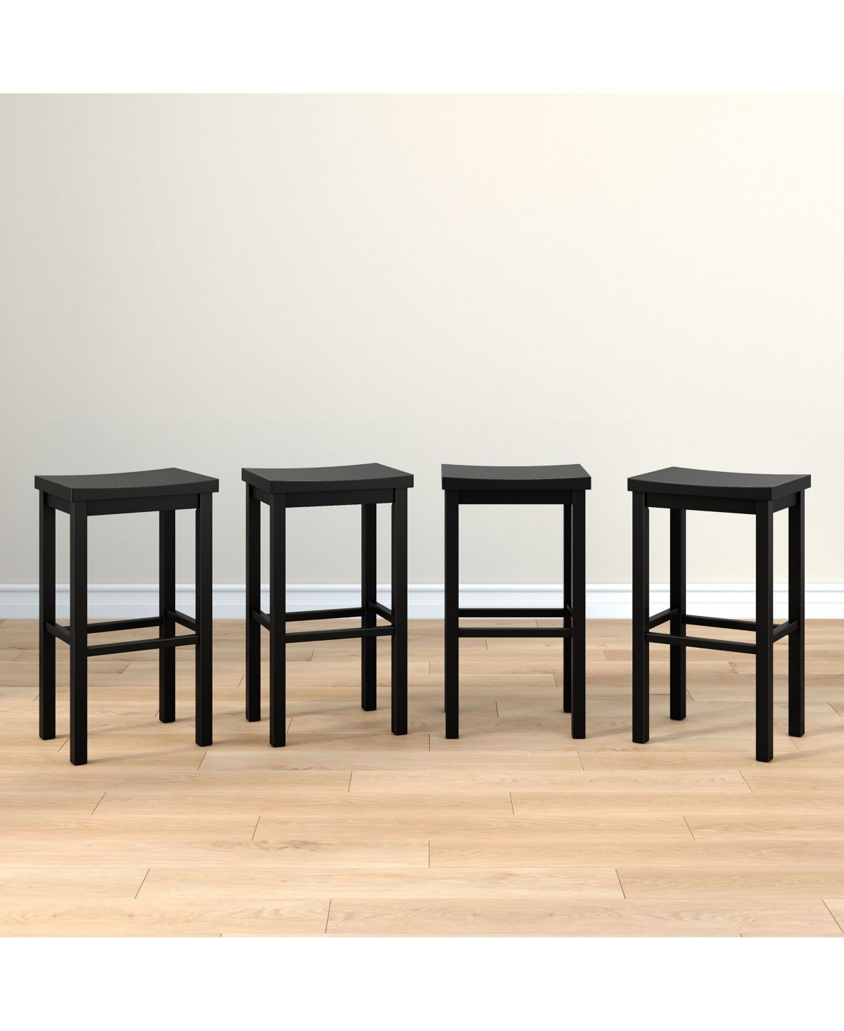 Click here for Grain & Grove 4 pack 30 Inch Height Bar Stool - Bl... prices