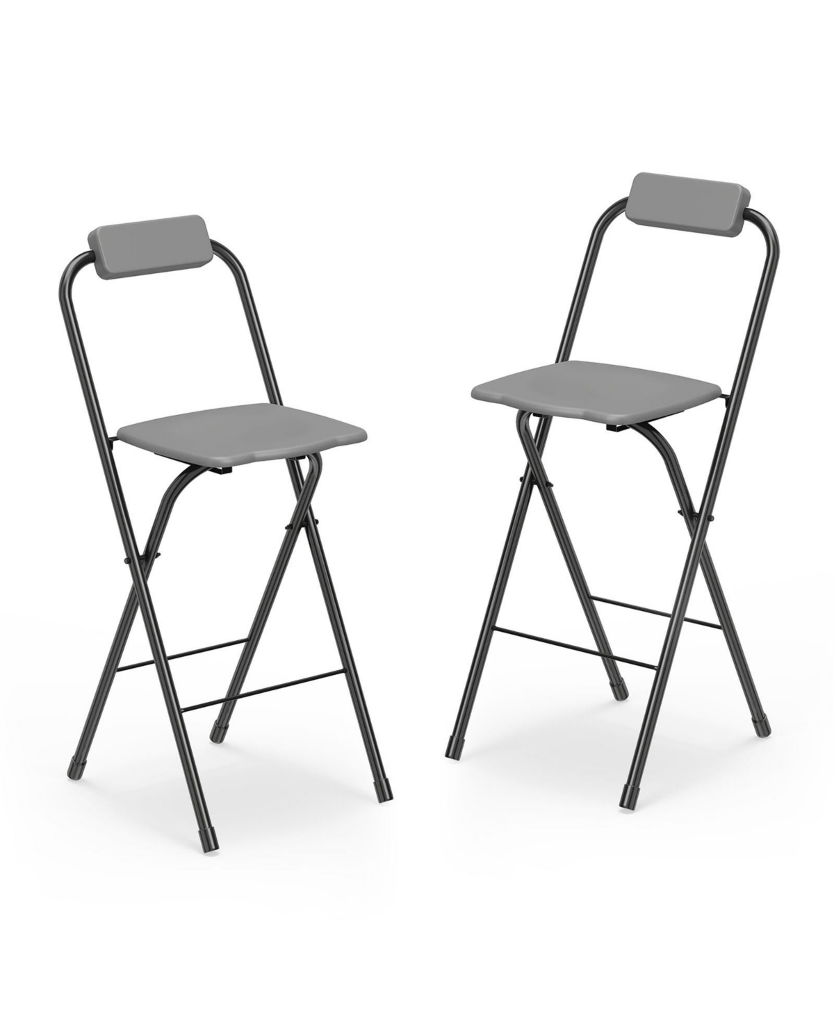 Click here for Gymax 2 Piece Folding Bar Stools with Ergonomic Se... prices