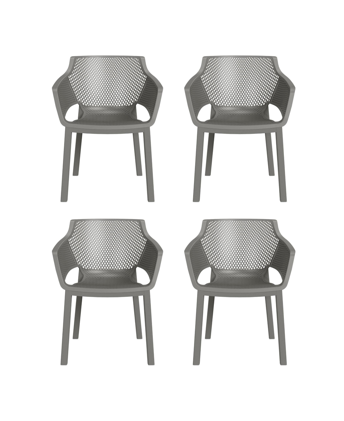 Click here for WestinTrends Outdoor Modern Stackable Plastic Resi... prices