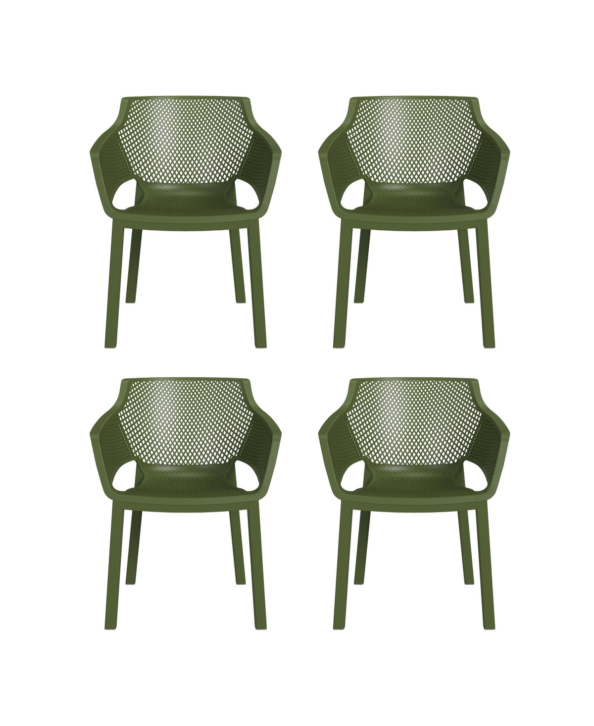 Click here for WestinTrends Outdoor Modern Stackable Plastic Resi... prices