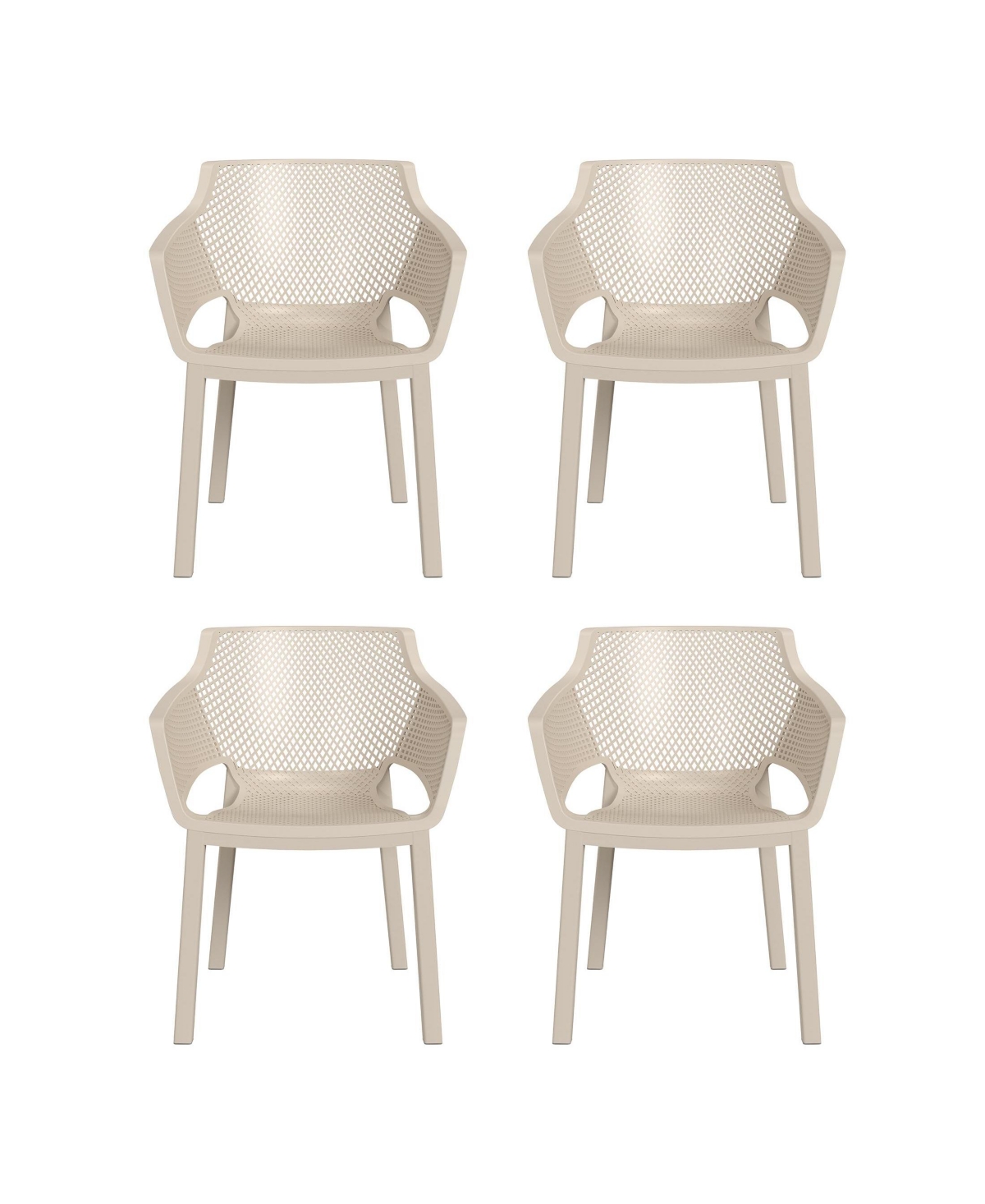 Click here for WestinTrends Outdoor Modern Stackable Plastic Resi... prices