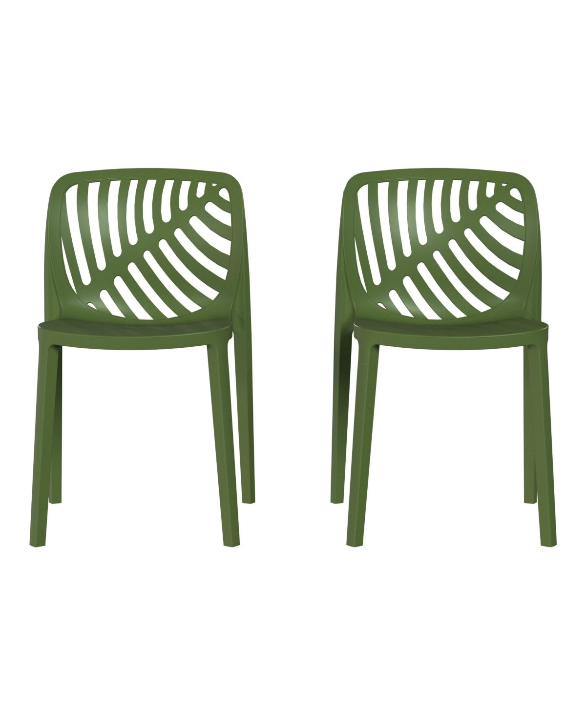 Click here for WestinTrends Outdoor Modern Stackable Polypropylen... prices