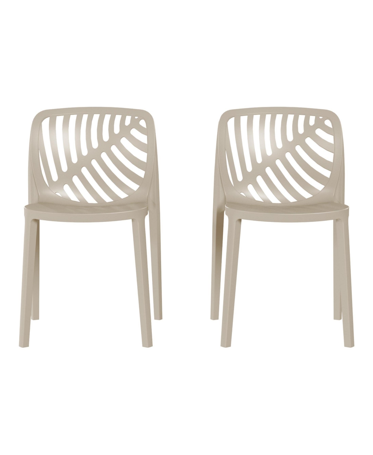 Click here for WestinTrends Outdoor Modern Stackable Polypropylen... prices