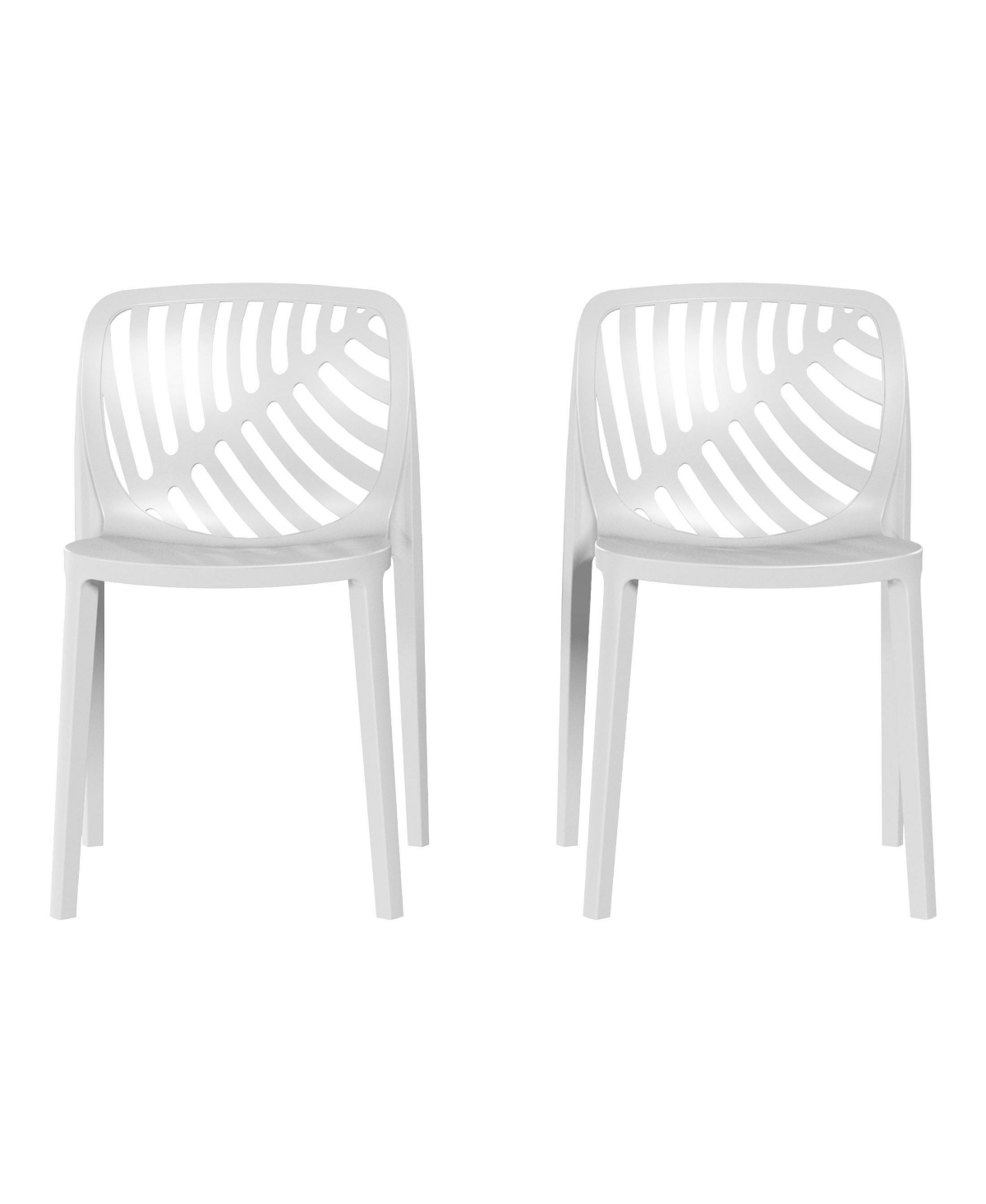 Click here for WestinTrends Outdoor Modern Stackable Polypropylen... prices