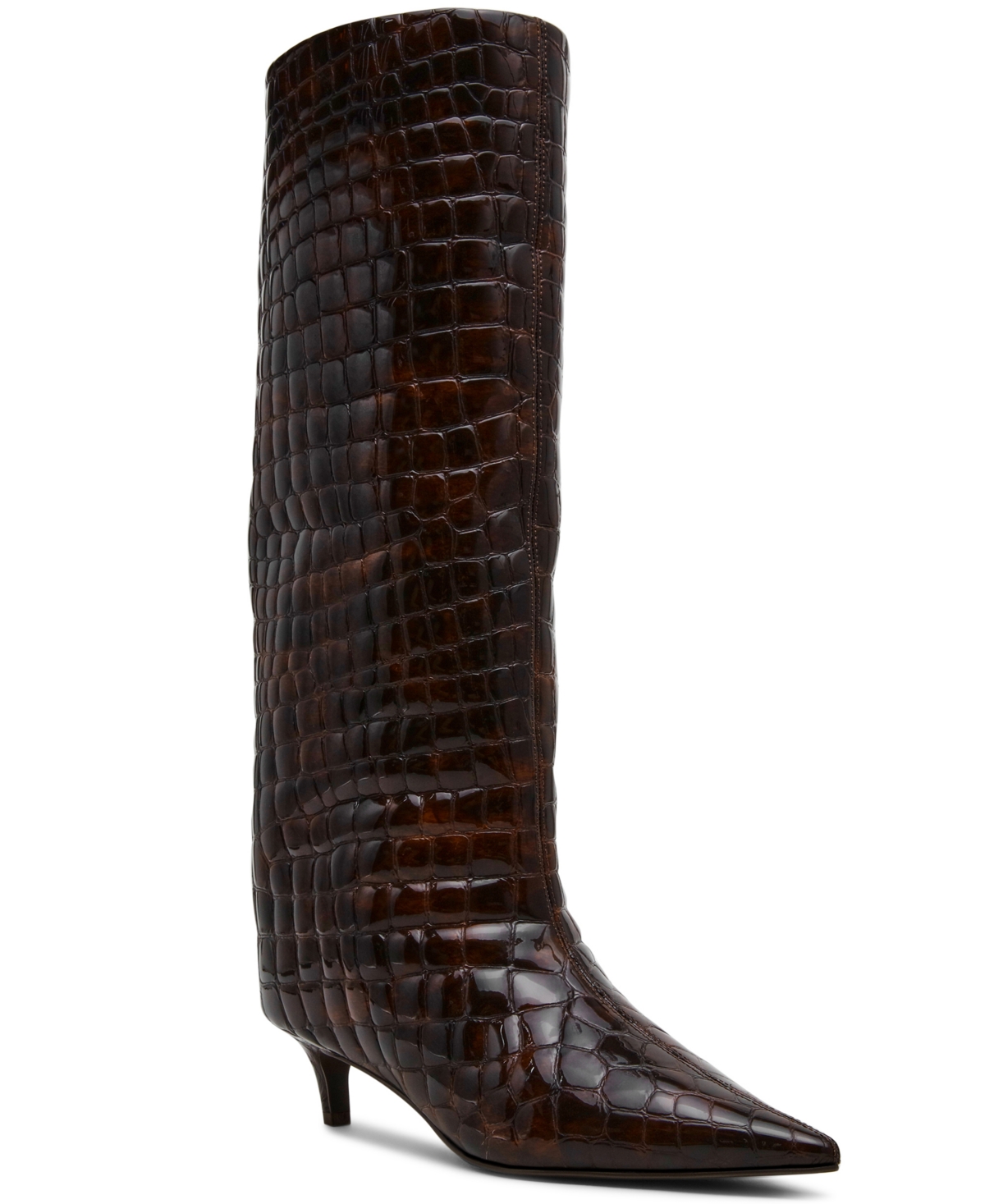 Click here for Steve Madden Womens Lychee Wide-Calf Kitten-Heel S... prices