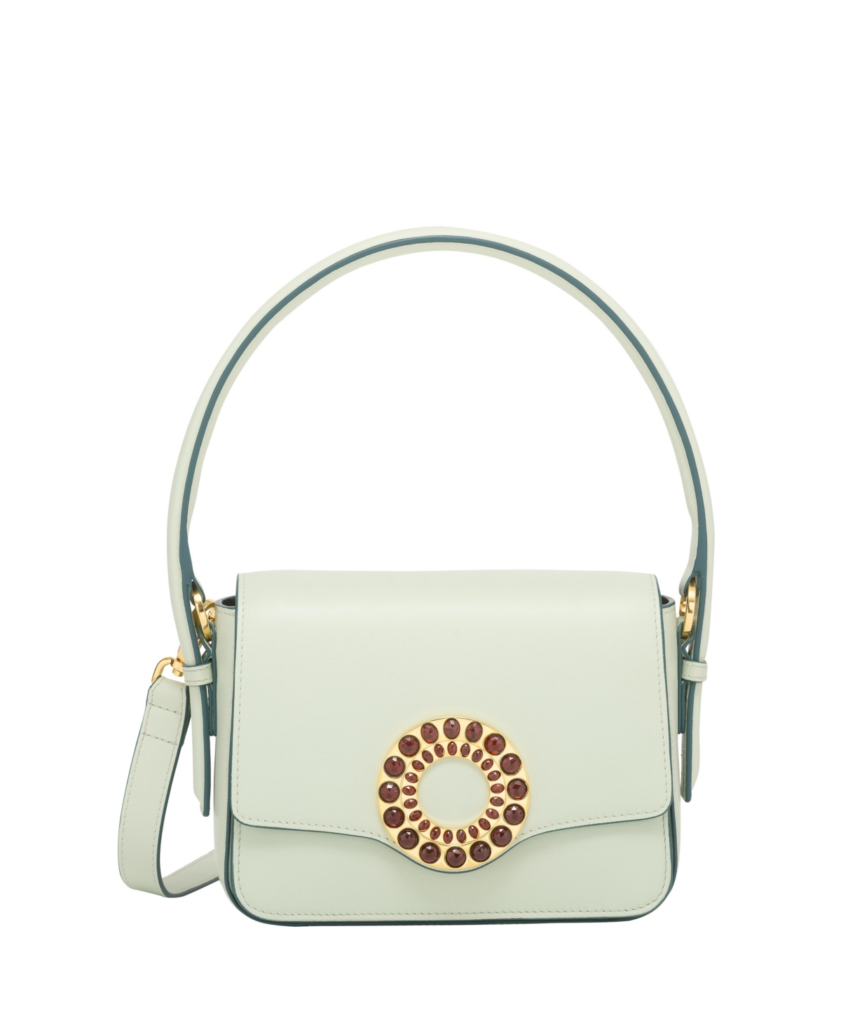 Click here for Aranyani Arya Italian Leather Top-Handle Bag with... prices
