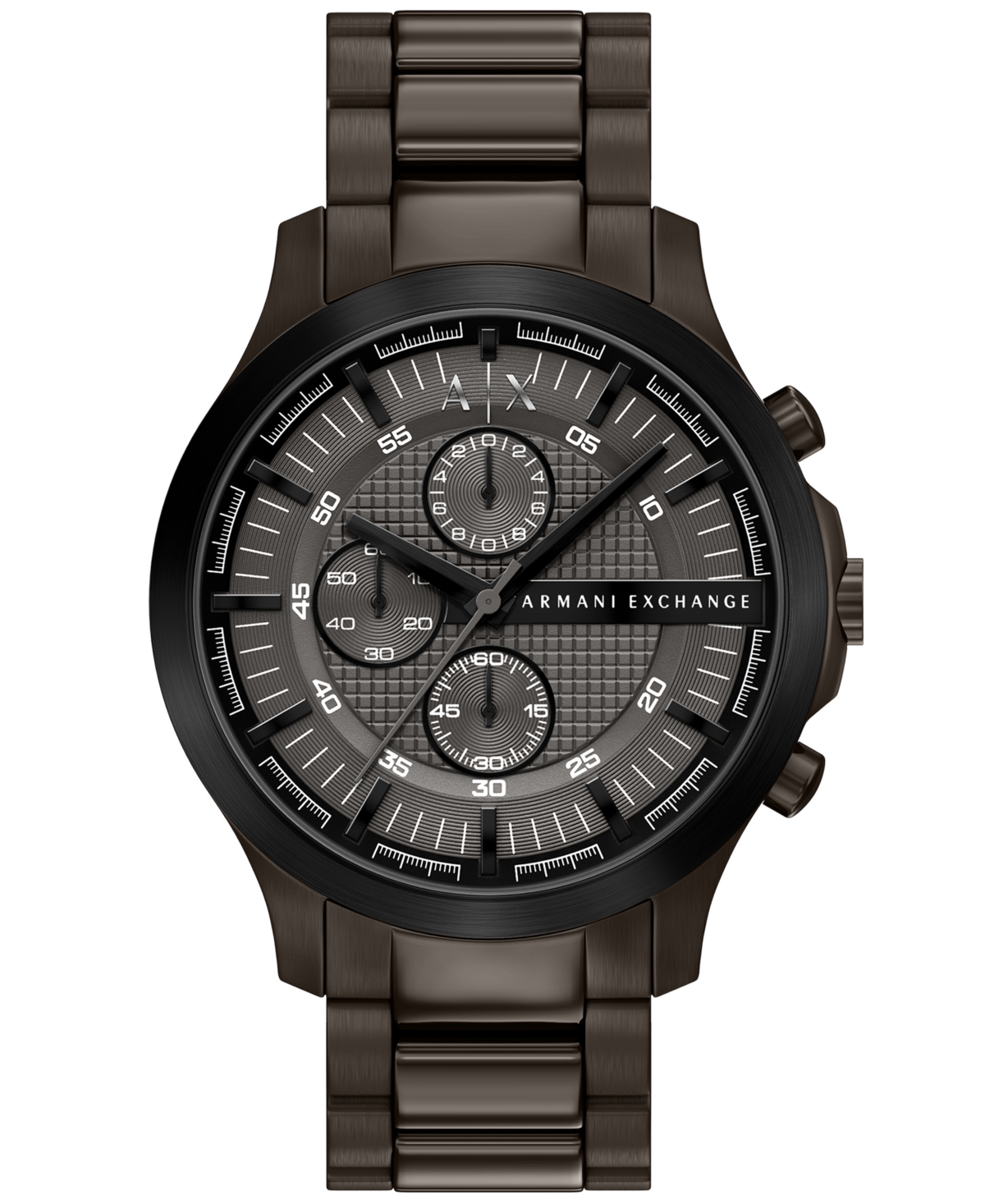 Click here for Armani Exchange Mens Quartz Chronograph Brown Stai... prices