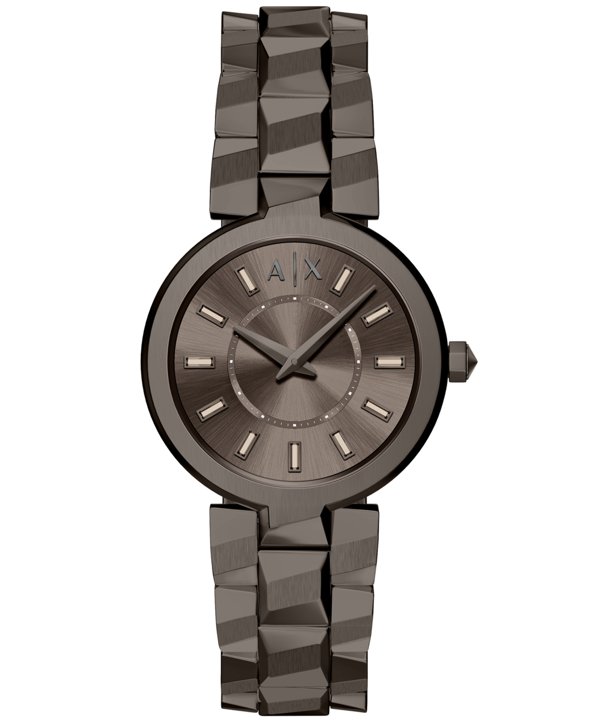 Click here for Armani Exchange Womens Audora Quartz Two Hand Brow... prices