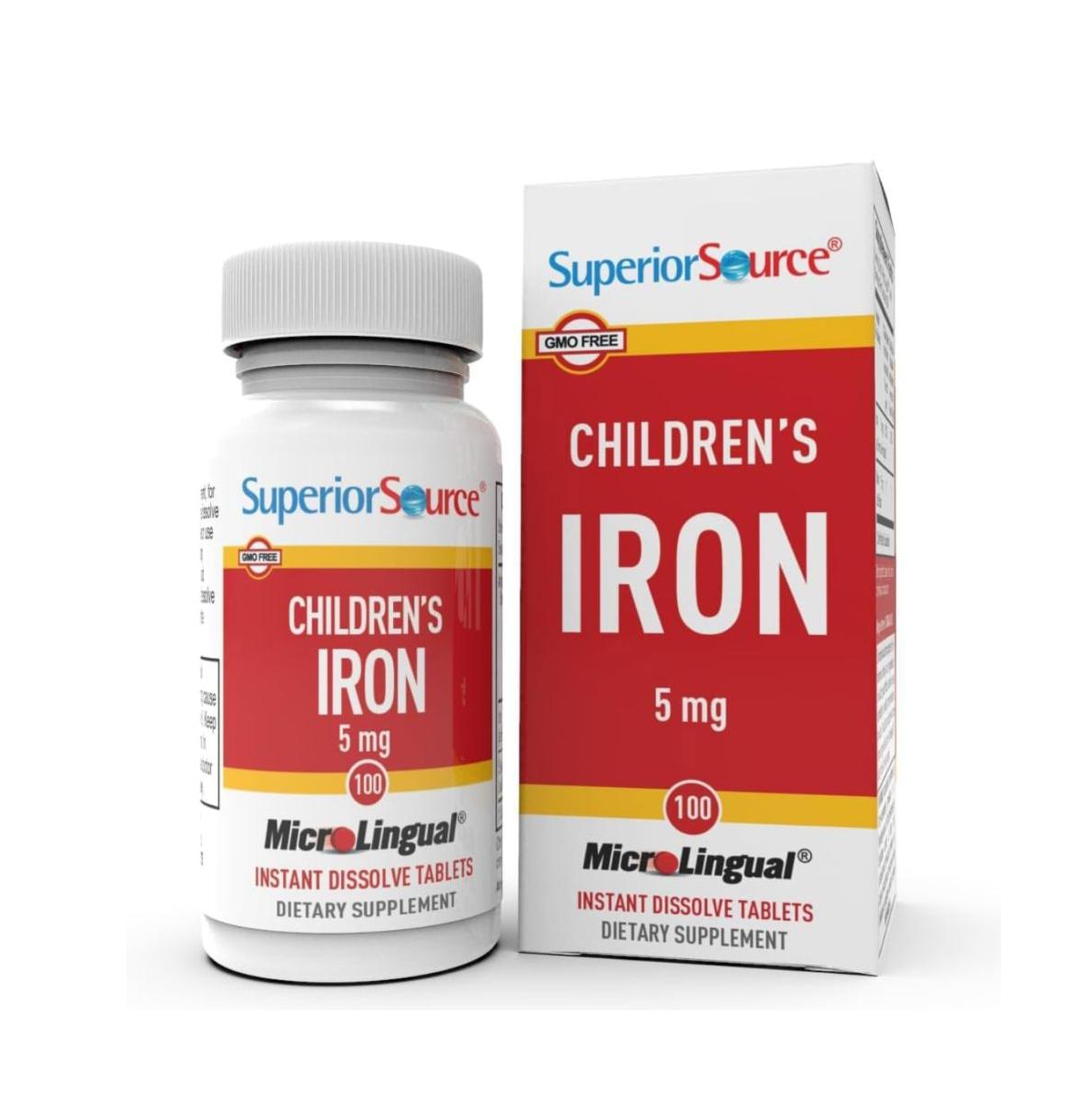 Click here for Superior Source Childrens Iron 5 mg - Supplement T... prices