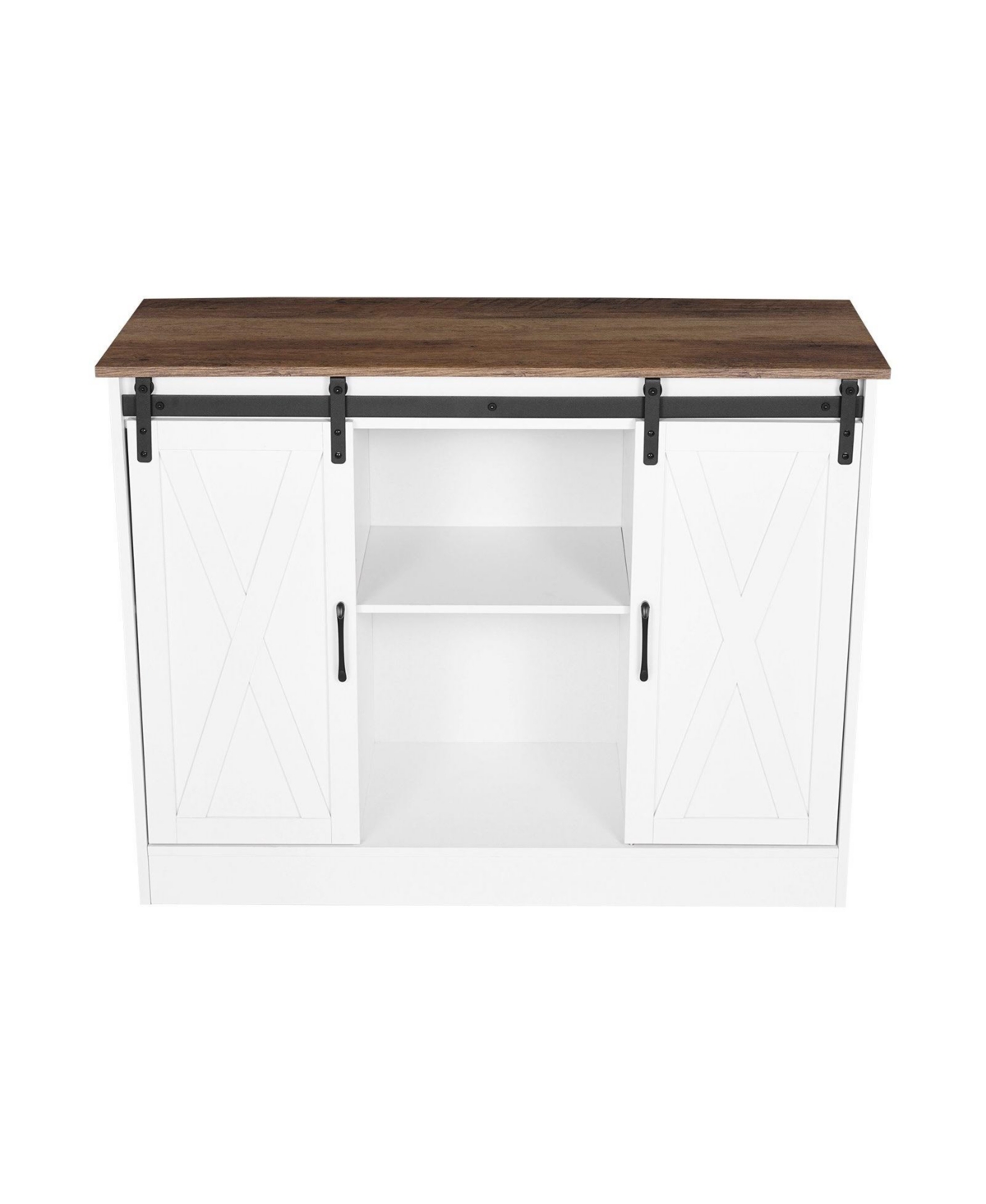 Click here for Slickblue Farmhouse Coffee Bar Cabinet with 3-Tier... prices