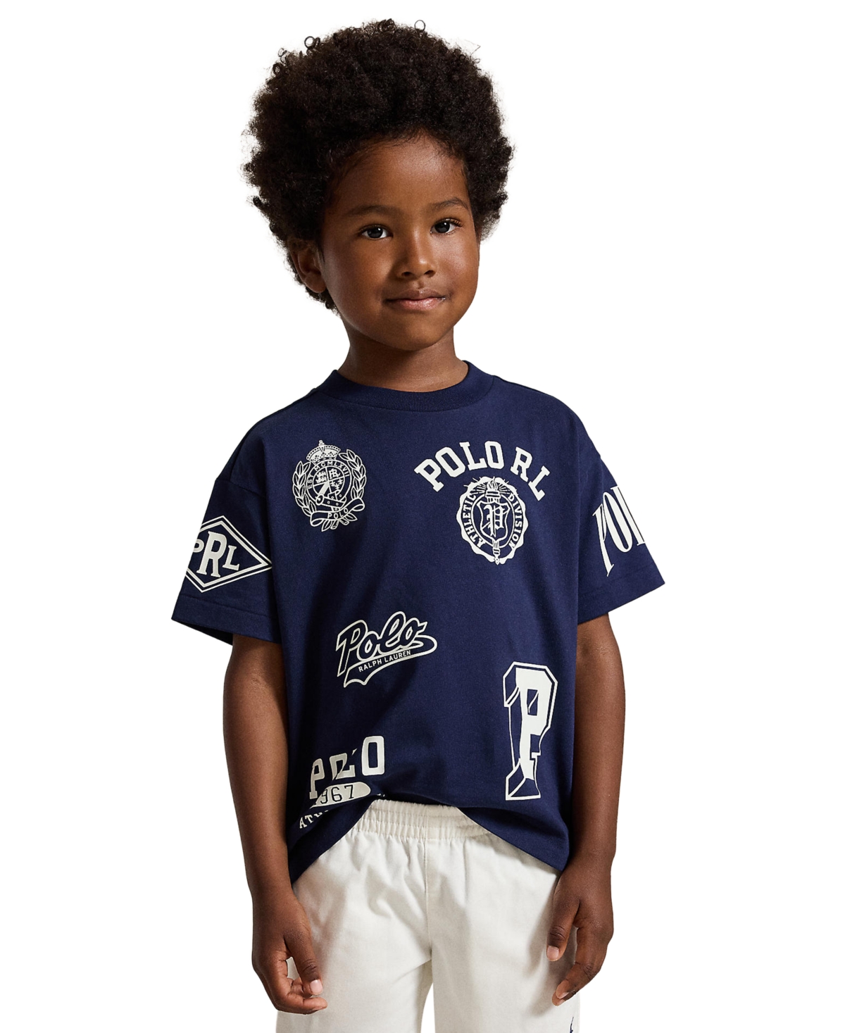 Click here for Polo Ralph Lauren Boys 2T-7 Big Fit Cotton Graphic... prices