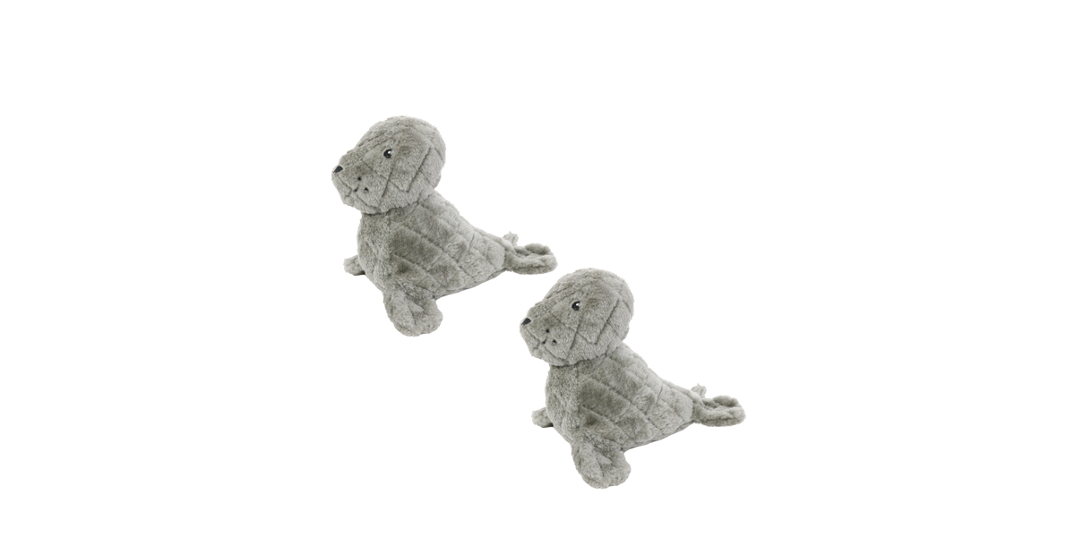 Click here for Mighty Arctic Seal 2 Pack  Durable Plush Squeaky D... prices