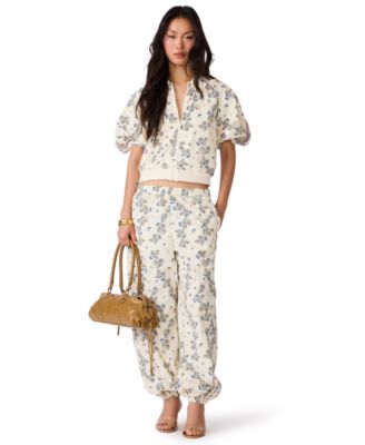 Click here for Steve Madden Womens Lyonie Cropped Floral Print Li... prices
