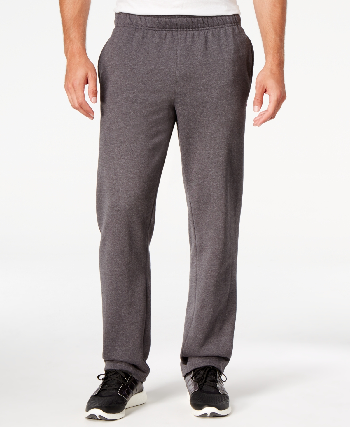 Click here for Champion Mens Powerblend Fleece Pants - Granite He... prices