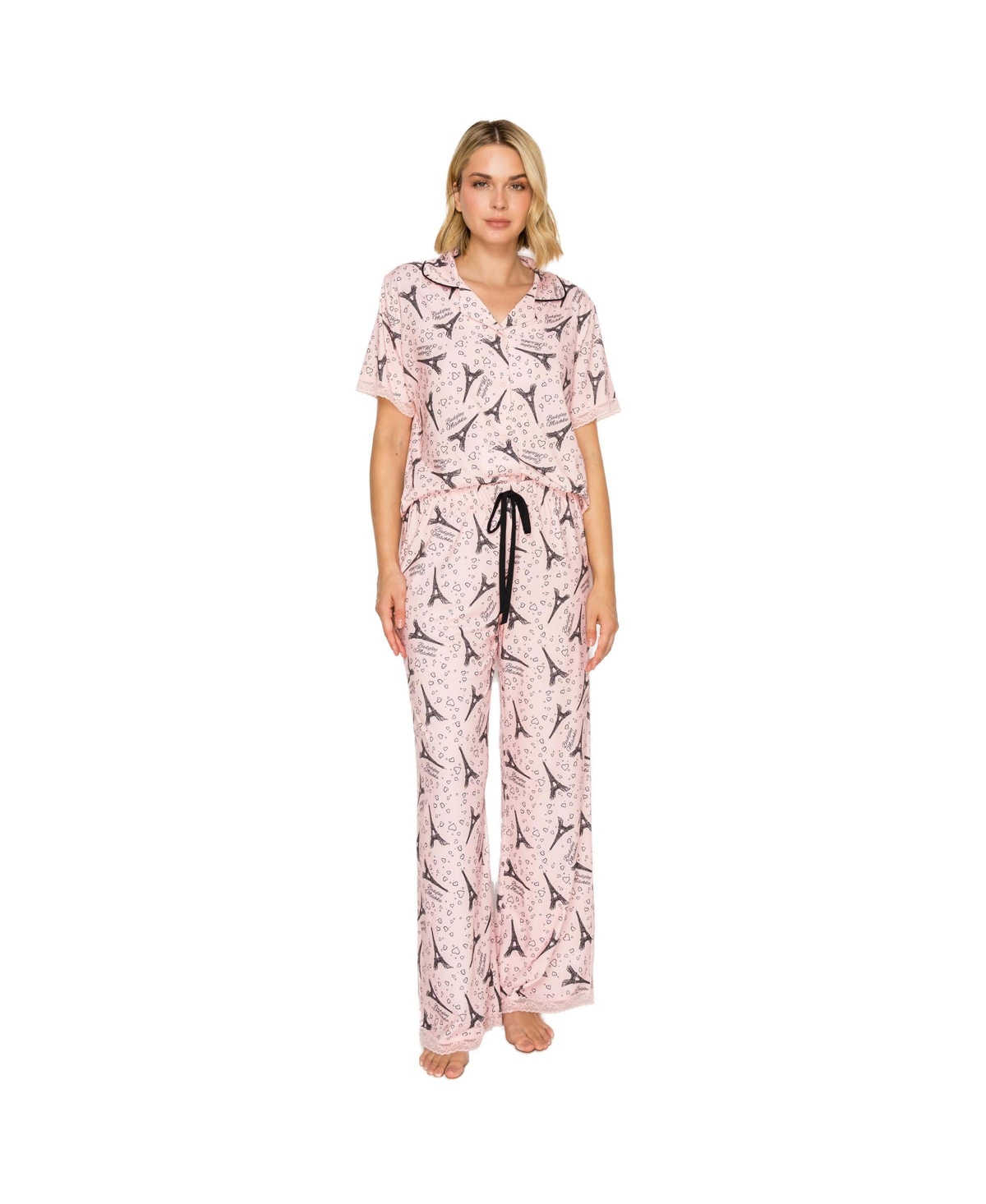 Click here for Studio Badgley Mischka Womens Yummy Short-Sleeve B... prices