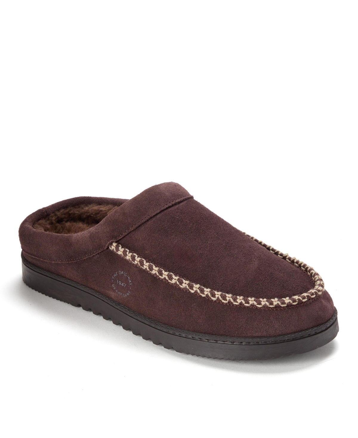 Click here for Dearfoams Mens Beckett Genuine Suede Clog Slippers... prices
