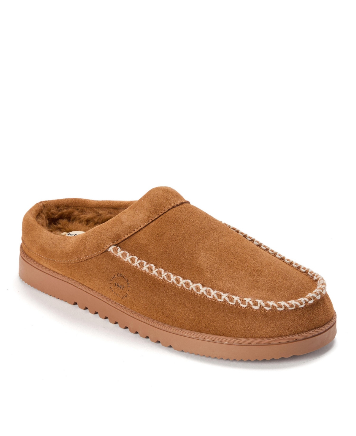 Click here for Dearfoams Mens Beckett Genuine Suede Clog Slippers... prices