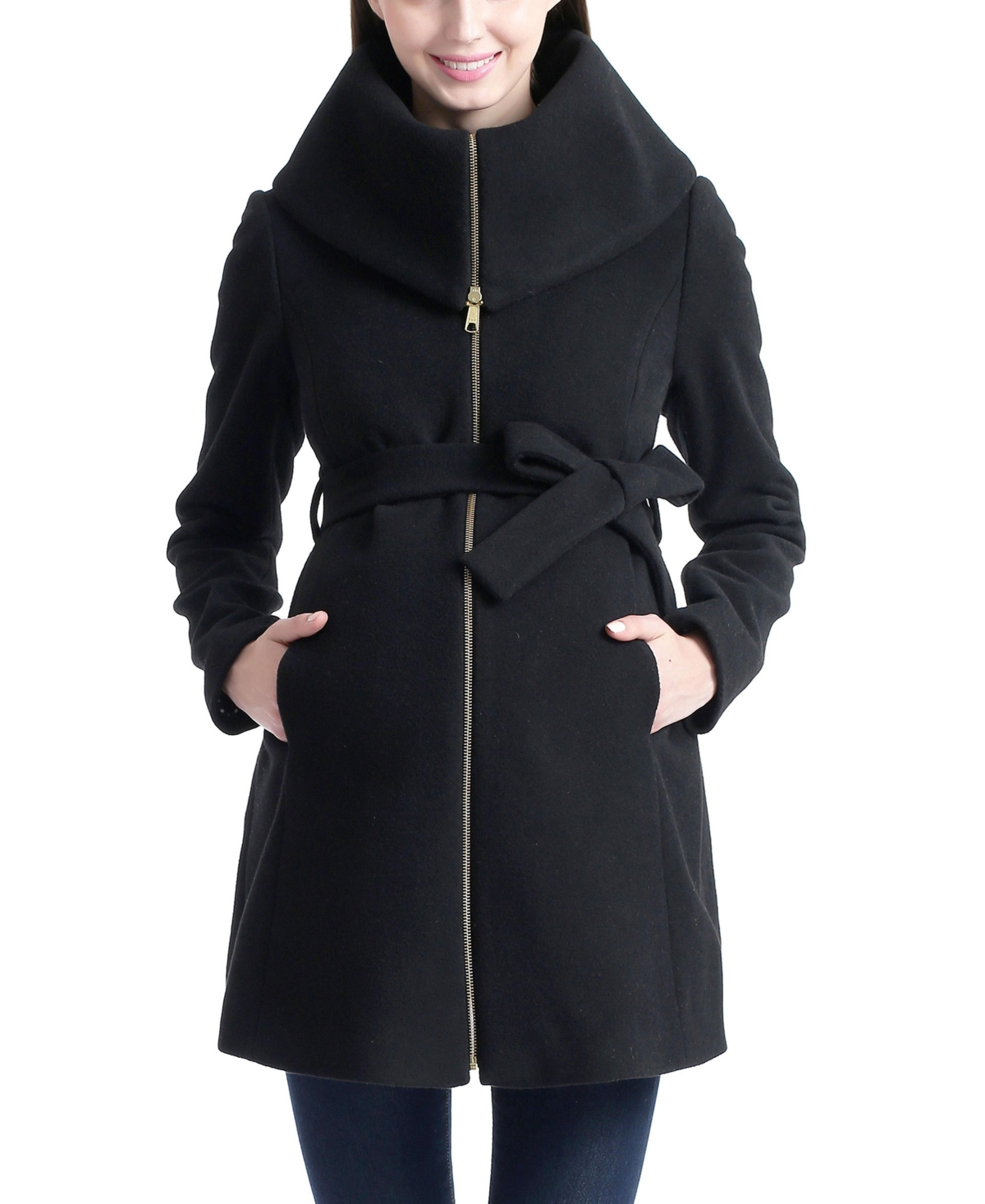 Click here for kimi + kai Womens kimi + kai Mia Wool Blend Fold C... prices