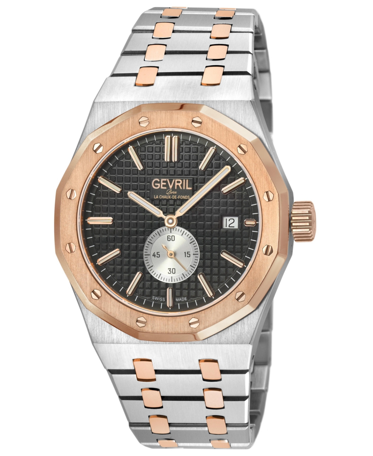 Click here for Gevril Mens Swiss Made Gotham Swiss Automatic Two... prices