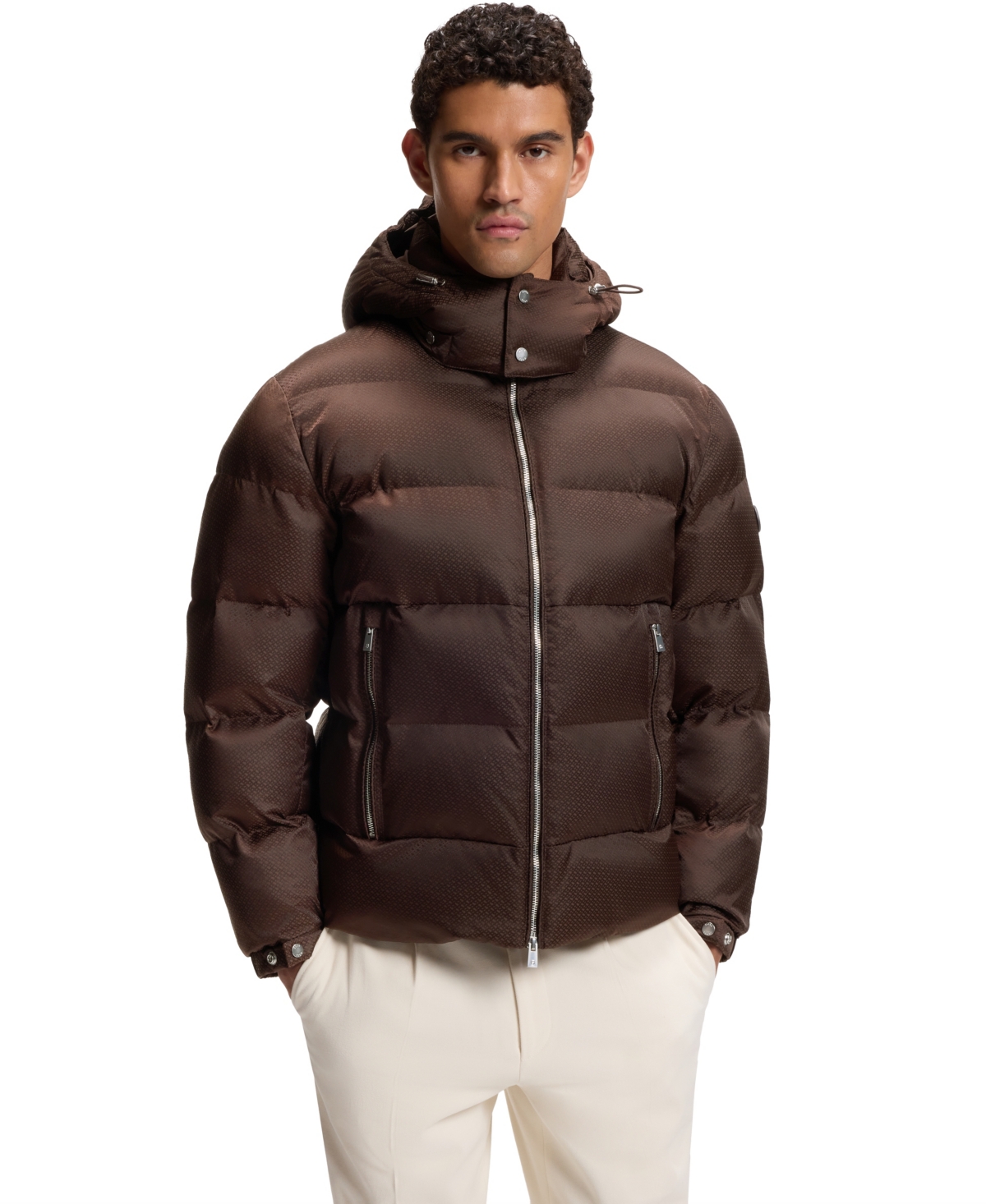 Click here for Boss by Hugo Boss Mens Water-Repellent Padded Jacq... prices