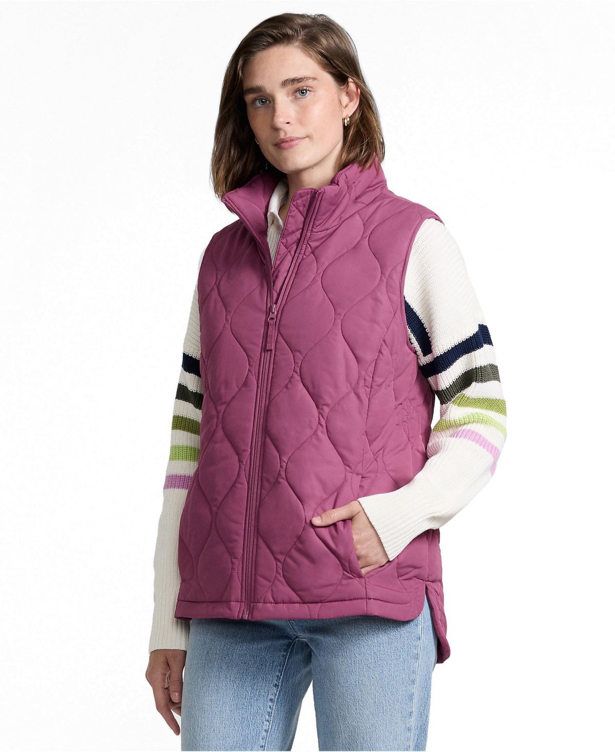 Click here for Lands End Womens FeatherFree Quilted Insulated Ves... prices