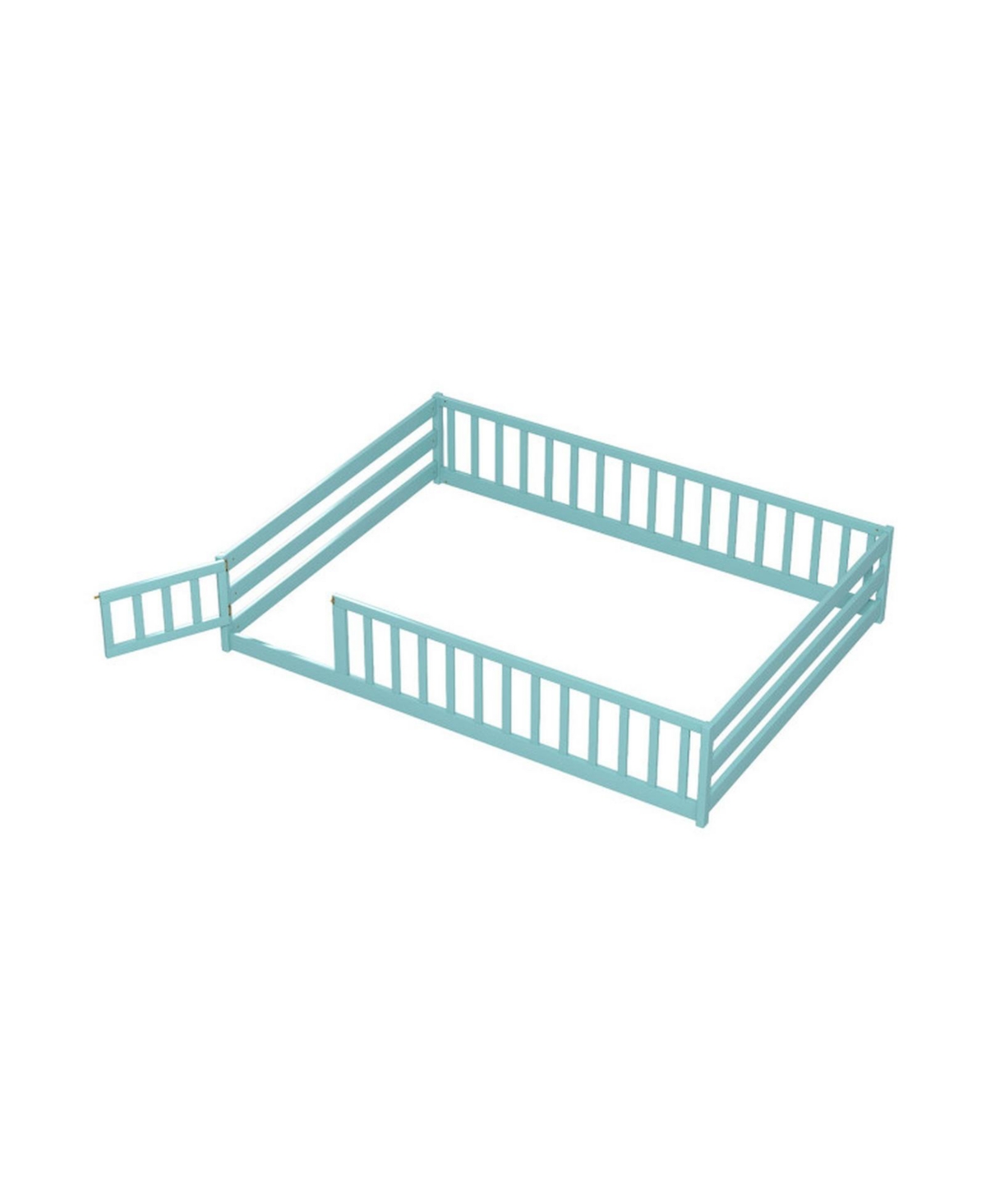 Click here for Sugift Full Size Montessori Floor Bed with Full-Le... prices