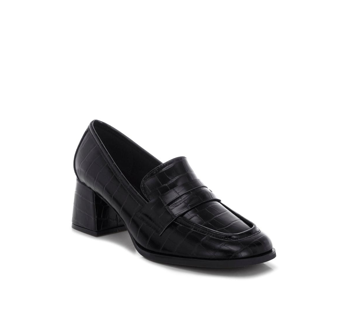 Click here for London Rag Womens Pitaka Block Heel Penny Strap Lo... prices