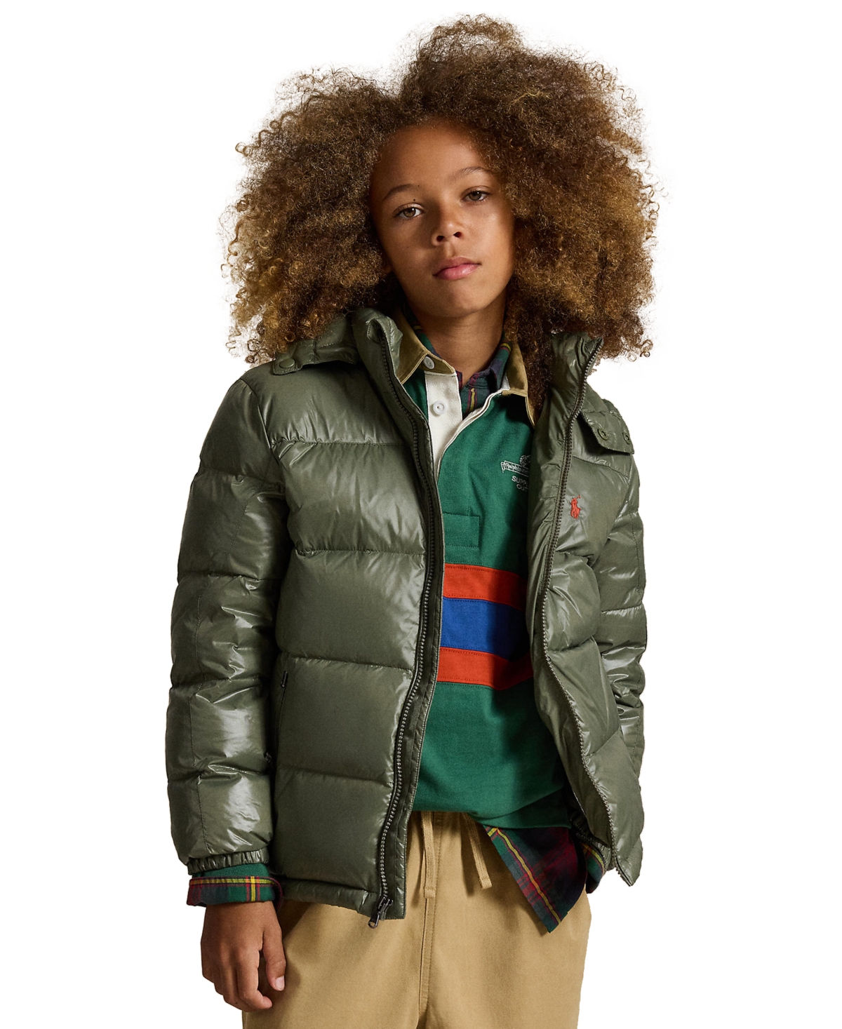Click here for Polo Ralph Lauren Boys 8-20 The Gorham Glossed Dow... prices