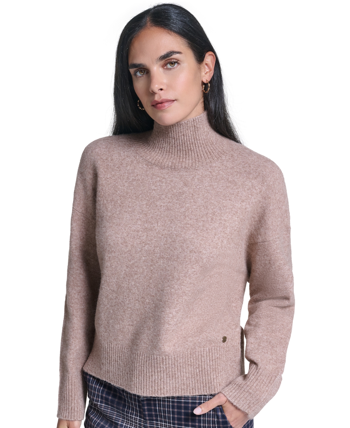 Click here for Nautica Womens Funnel-Neck Long-Sleeve Sweater - L... prices