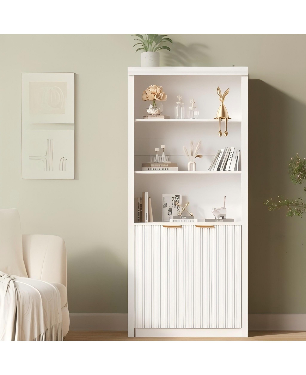 Click here for 31.5 x 14 x 71 in Set of 2 Storage Cabinets with D... prices