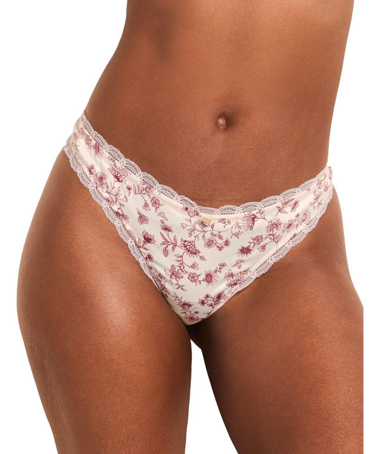 Click here for Adore Me Elsie Womens Thong Panty - Floral pink prices