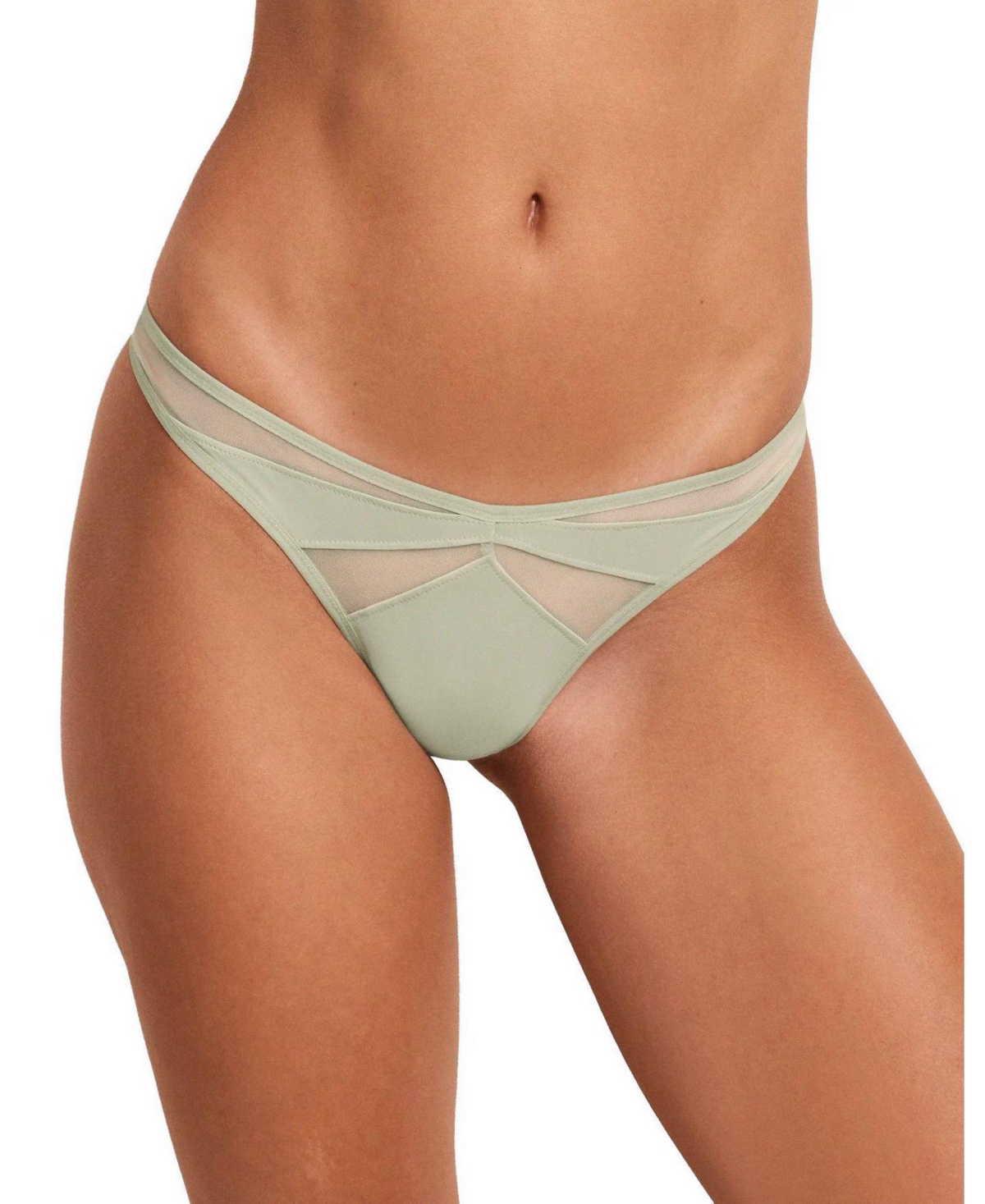 Click here for Adore Me Womens Maddeyy Thong Panty - Medium green prices