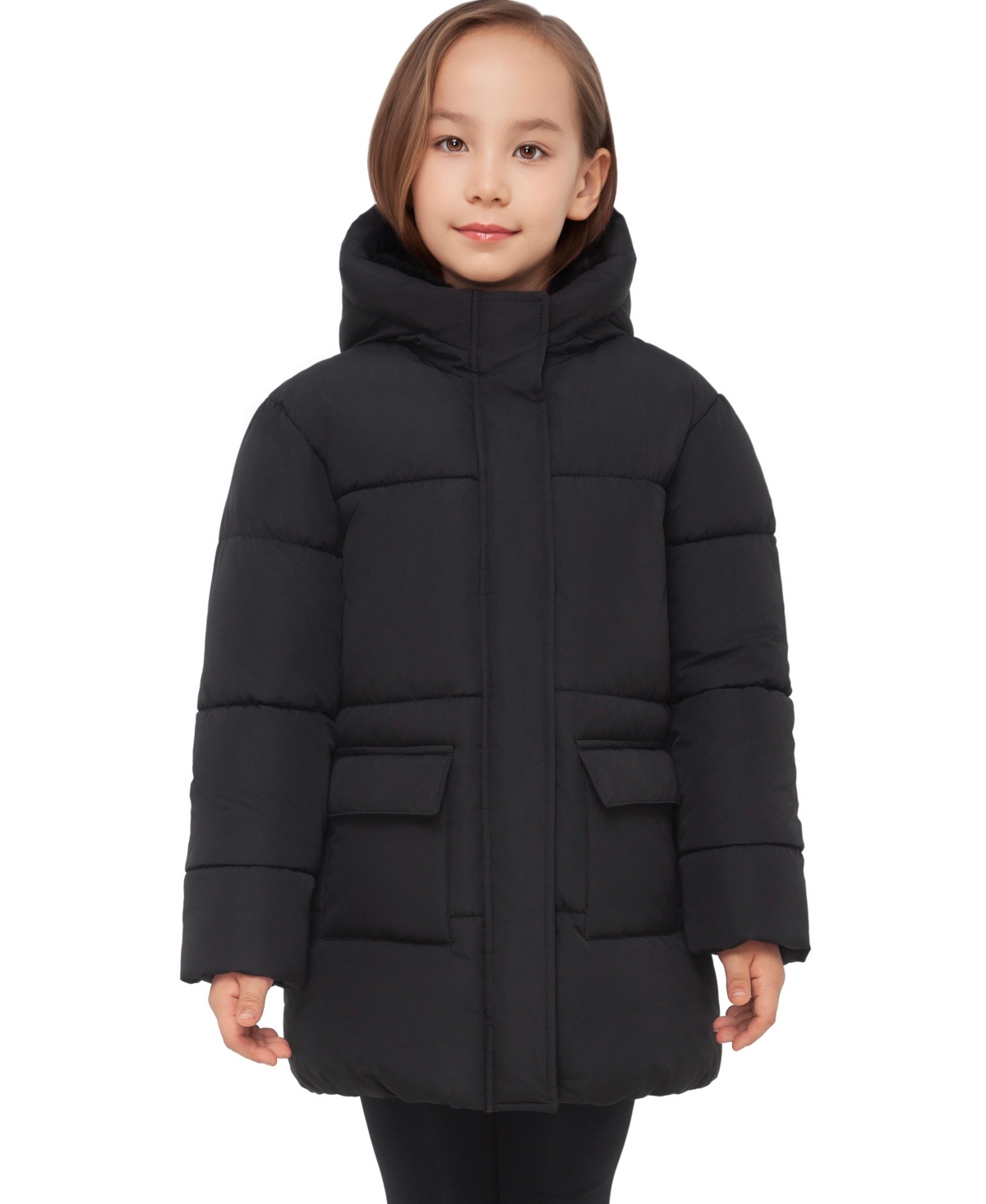 Click here for Rokka&Rolla Girls Madison Longline Hooded Puffer J... prices
