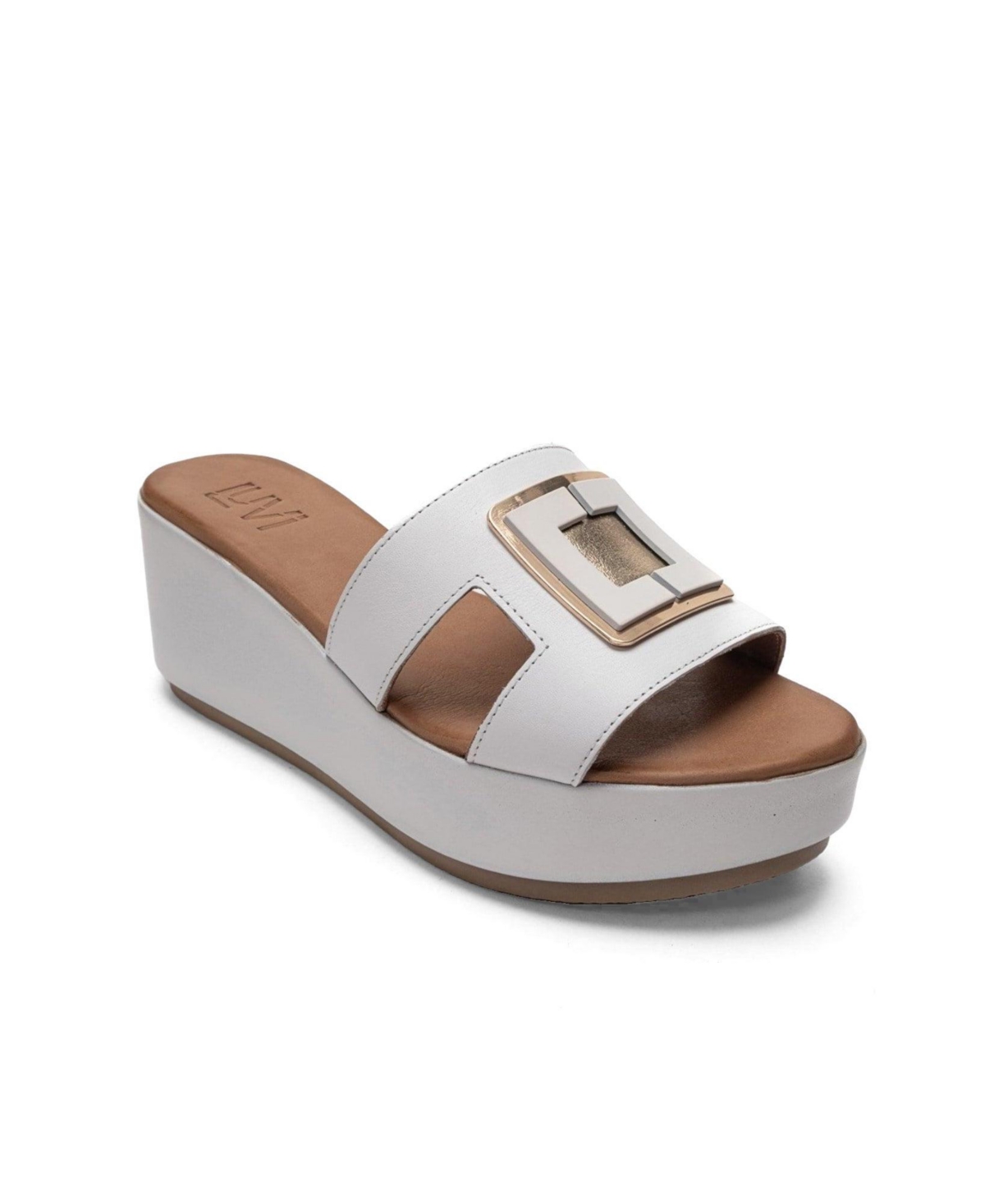 Click here for Forever and Always Shoes Womens Hiola Leather Plat... prices